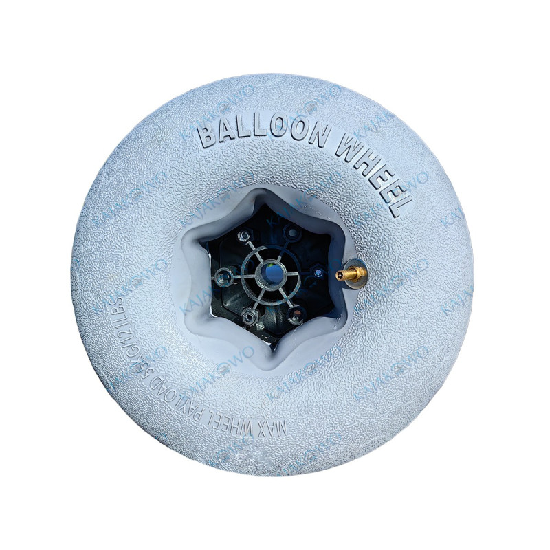 The largest inflatable wheel for a stroller - perfect for sand